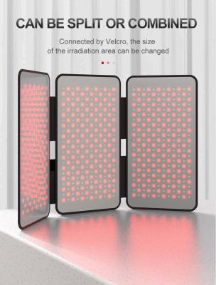 China 850nm 660nm Non Tilted Infrared Red LED Light Therapy Pad 79x47cm for sale