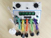China Simultaneous Mini Electric Pulse Massager White 2KG Pain Relief KWD-808I for sale