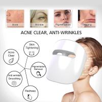 China Wireless Led Facial Masks PDT Treatment Face Lift Skin Tightening Red Blue LED for sale