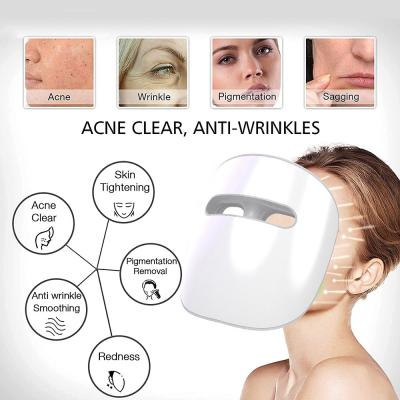 China Wireless Led Facial Masks PDT Treatment Face Lift Skin Tightening Red Blue LED for sale