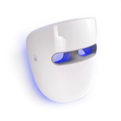 China Blue Red Infrared Anti Aging Led Photon Face Beauty Mask Rechargeable for sale