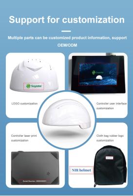 China Red Light Helmet Treatment For Parkinson's Disease Symptoms 810nm Led Infrared Helmet for sale