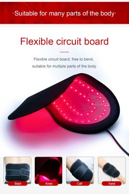 China 660nm 850nm Red Light Infrared Led Therapy Pad For Body Leg Arms Pain Relief for sale