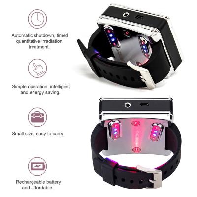 China Red Light Therapy Wrist Watch, Low Intensity Acupuncture Infrared Light for Knee Shoulder Body Rhinitis Pain Relief for sale