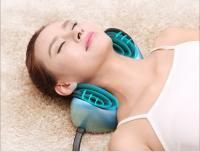 China Home and Car Head Neck Massaging Pillow with Heating , Blue Color for sale
