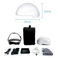 China 810nm Infrared 15W Photobiomodulation Helmet In White Black for sale