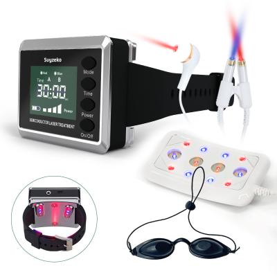 China High Blood Pressure Laser Therapy Watch 650nm 450nm For Hypertension Management for sale