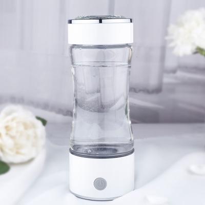 China USB Charging Hydrogen Water Bottle White / Transparent Color With Rich Electrolysis for sale