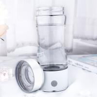 China USB Charging Hydrogen Water Bottle White / Transparent Color With Rich Electrolysis for sale
