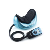 China Home and Car Head Neck Massaging Pillow with Heating , Blue Color for sale