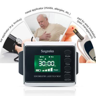 China Semaiconductor Pain Relief Low Level Laser Therapy Wrist Watch Home Elderly Diabetes for sale