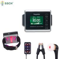 China Tension Relief Low Level 650nm 450nm Laser Therapy Wrist Watch for sale