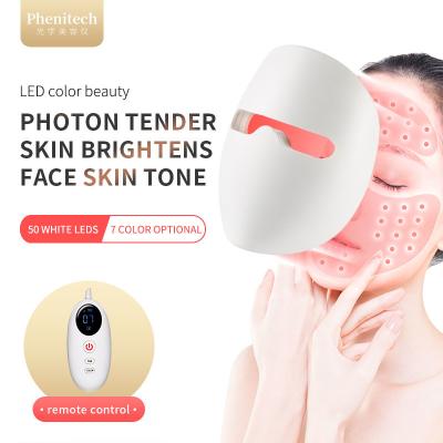 China Handheld Infrared 7 Colors LED Light Photo Therapy Face Mask for sale