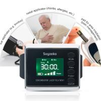 China Diabetes Cure Physical Therapy Equipment 650nm Cold Laser 450nm Blue LED Light Therapy Watch for sale