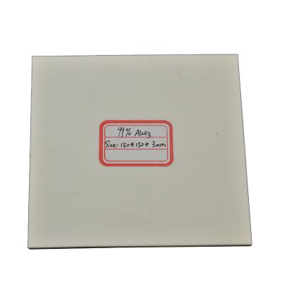 China Good Dielectric Strength Alumina Ceramic Plate High Temperature Resistance  For Insulation for sale