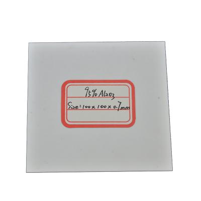 China 99% Alumina Ceramic Plate High Temperature Resistance 3000MPa Compressive Strength for sale