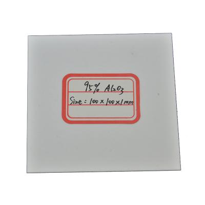 China 35 W/MK Alumina Ceramic Substrate  With 8.9 X 10-6/K Thermal Expansion White for sale