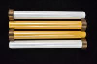 China Wear Resistance Industrial Ceramic Coated Pistons Alumina Plunger Yellow Color for sale