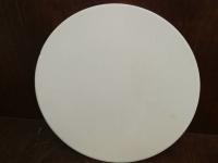 China Professional Cordierite Refractory Pizza Stone Bread Grilling White Color for sale