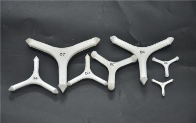 China Refractory Aluminum Oxide Ceramic Ceramic Kiln Stilts Corrosion Resistance for sale
