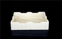 China Square White Ceramic Kiln Furniture For Sinter Calcined Alumina Powder for sale