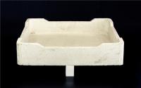 China Cordierite White Ceramic Tray , Refractory Furnace Furniture 230 * 230 * 80mm for sale