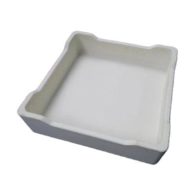 China Long Time Stability Cordierite Mullite Saggar Cordierite Mullite Temperature Resistance Firing Tray for sale