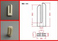 China Textile Ceramic Shining Mirror Polish Aluminum Oxide Ceramic Yarn Guide Eyelet for sale