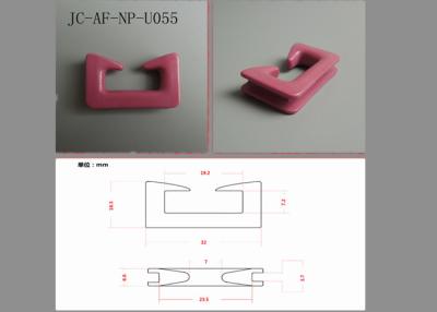 China Pink Red Textile 95% 99% Al2O3 Aluminum Oxide Ceramic Eyelets for sale