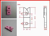 China Kamtai Alumina Ceramic Eyelet Wire Guide for Winding / Textile ＞3.65g/cm3 for sale