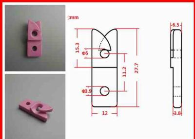 China Kamtai Alumina Ceramic Eyelet Wire Guide for Winding / Textile ＞3.65g/cm3 for sale