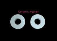 China High Strength Alumina Ceramic Washers For Insulation , Wear Resistance Ceramic Rings for sale