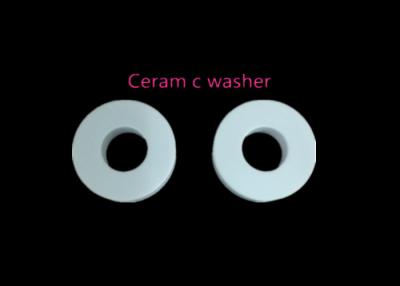China High Strength Alumina Ceramic Washers For Insulation , Wear Resistance Ceramic Rings for sale