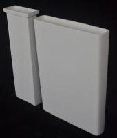China ceramic filter porous alumina ceramic pot for electroplating hard chrome for sale