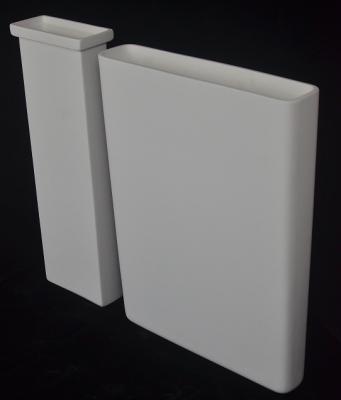 China ceramic filter porous alumina ceramic pot for electroplating hard chrome for sale