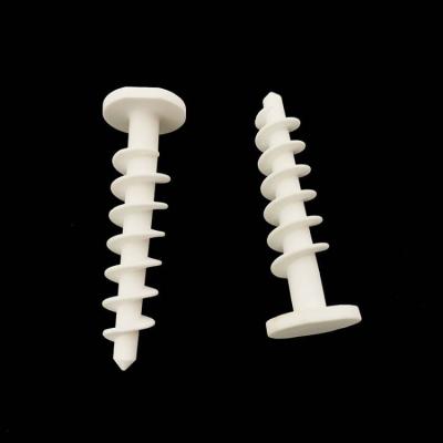 China High Temperature Resistant Aluminum Oxide Ceramic Screw for Anchor Fiber Flame Plating for sale