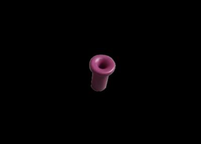 China Ivory Alumina Ceramic Parts Al2O3 Ceramic Eyelets Guide With Groove For Textile Machinery for sale