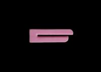 China 95% Pure Alumina Ceramic Parts Slotted Eyelet Guide For Textile Machinery for sale