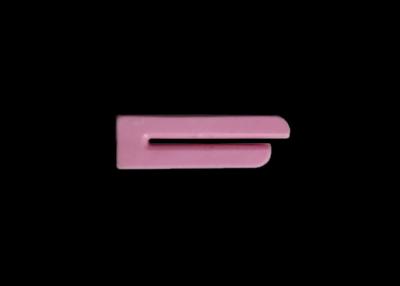 China 95% Pure Alumina Ceramic Parts Slotted Eyelet Guide For Textile Machinery for sale