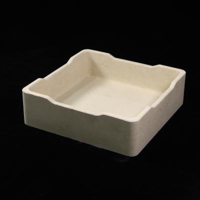 China Cordierite-mullite refractory saggar rectangular or square type offering high moisture resistance perfect for ceramic and glass firing for sale