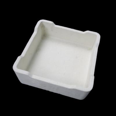 China High Moisture Resistance Ceramic Sagger Smooth Surface Heat Resistant Durable Ceramic Container Suitable for Kiln Firing for sale
