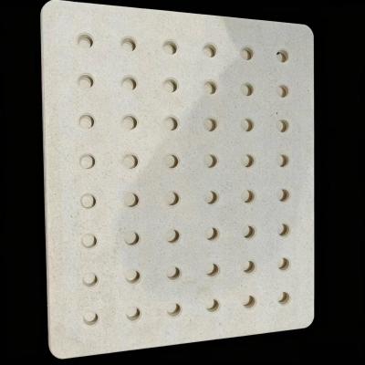 China Perforated Cordierite Mullite Kiln Shelves High Durability Shelves Suitable for Continuous in High Temperature Kilns for sale