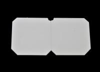China Special Shape Custom Aluminum Oxide Ceramic Heat Resisting Industrial Plate for sale