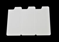 China High Alumina Ceramic Insulator High Density Wear Resistant Flat Shaped Plate for sale