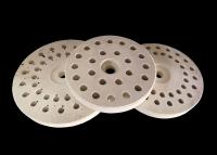 China Refractory Porous Aluminum Oxide Ceramic , Alumina Ceramic Disc For Radiant Heater for sale