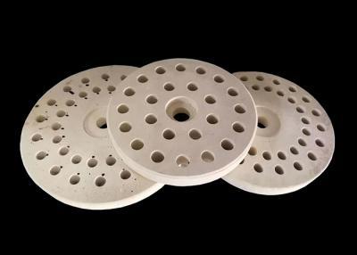 China Refractory Porous Aluminum Oxide Ceramic , Alumina Ceramic Disc For Radiant Heater for sale