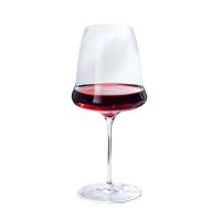 China Unique 220ml Crystal Clear Stemless Wine Glasses  For Wedding Party Custom Logo Burgundy Glasses for sale