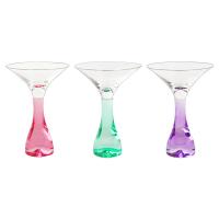 China Custom 40ml  Crystal Clear Martini Glasses For Martini Mixing Cocktail Or Gin Set Of 4 With Stem for sale