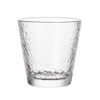 China Custom Clear 296ML  Drinking Glasses For Beer Juic Milk With Gold Rim Bow Icon Glasses Tumbler Set Of 5 for sale