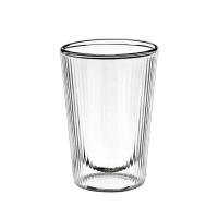 China B2B Custom 12oz Textured Glass Mugs | Bulk FDA-Certified Heat-Resistant Coffee Cups for sale